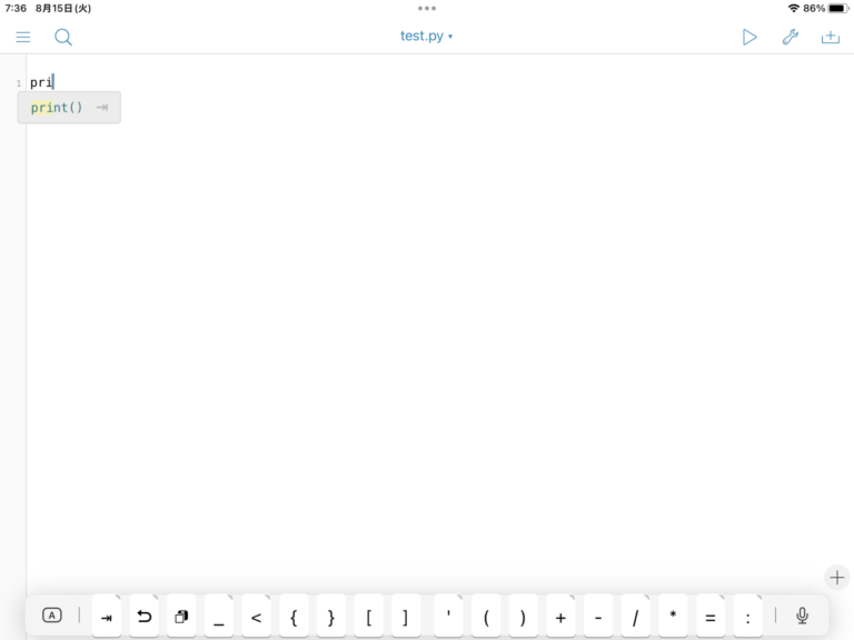 【Pythonista】iPadでPythonプログラミングができるアプリを紹介 | トビネズミと一緒にジャンプ！